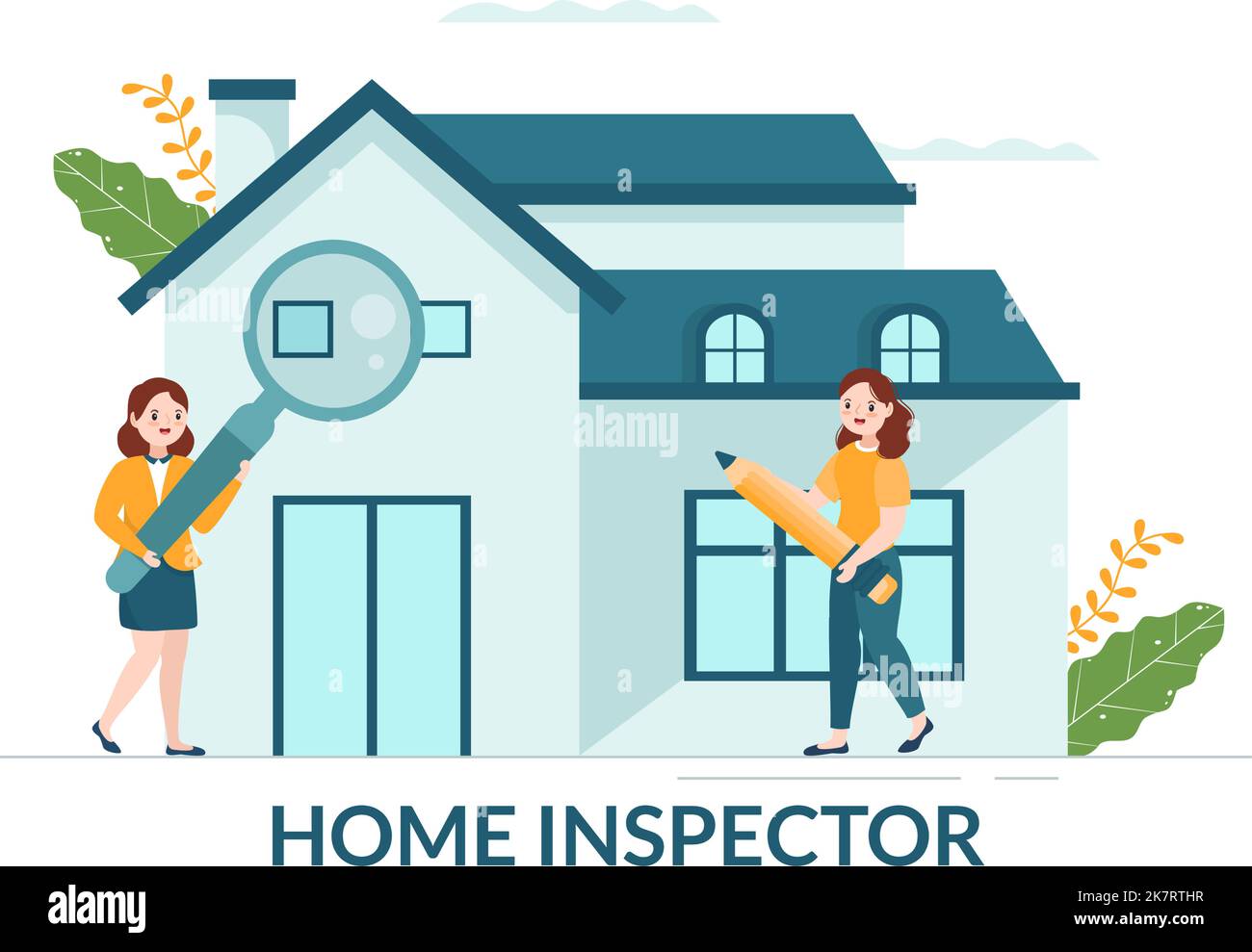 Home Inspector Checks the Condition of the House and Writes a Report ...