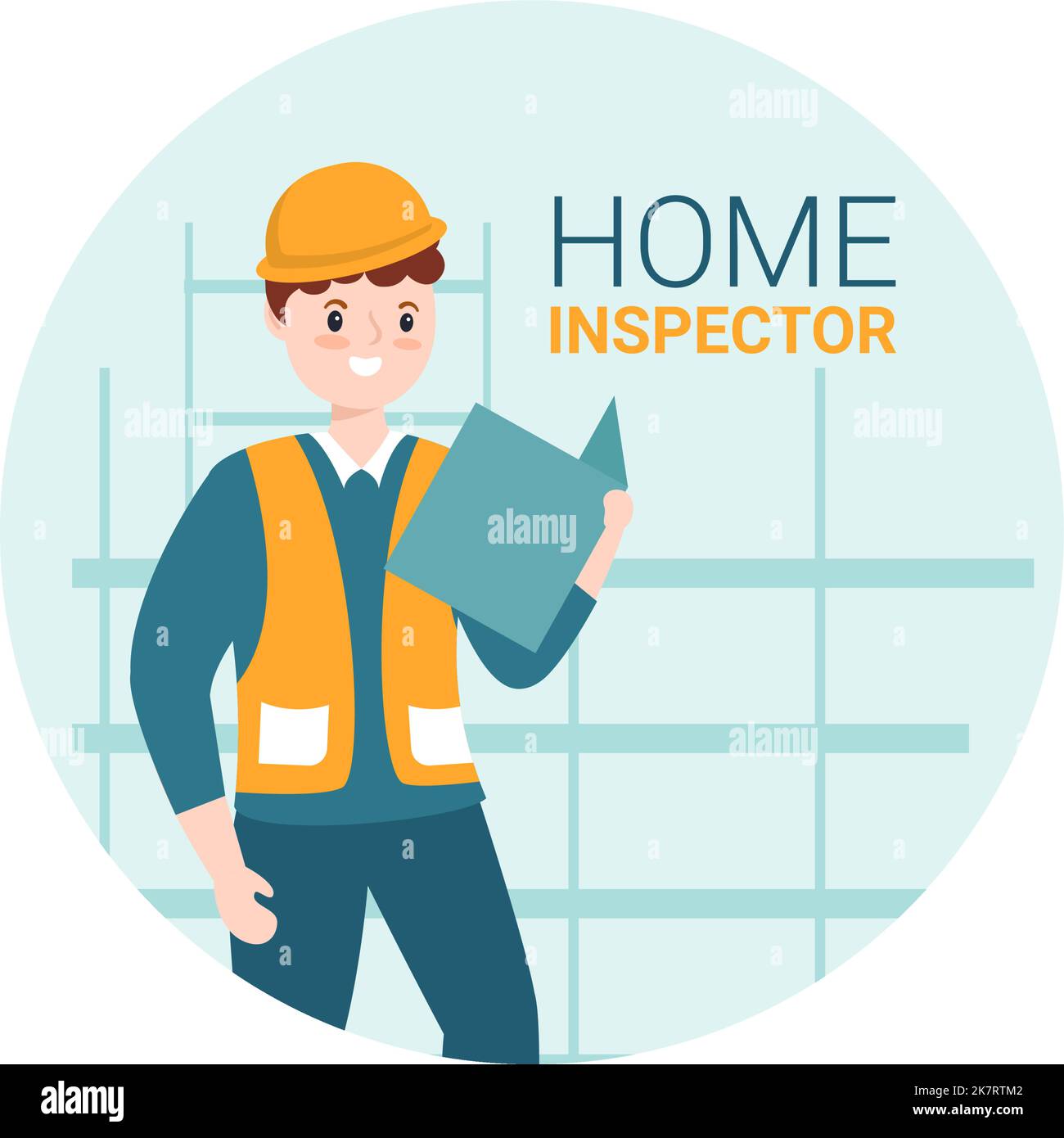 Home Inspector Checks the Condition of the House and Writes a Report ...