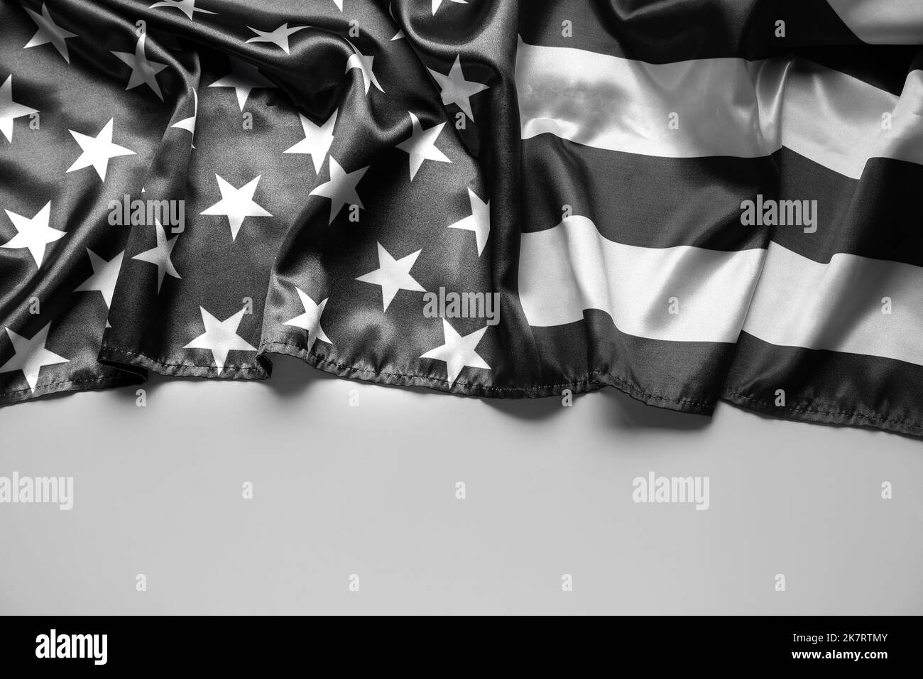 Flag of American police on light background Stock Photo - Alamy