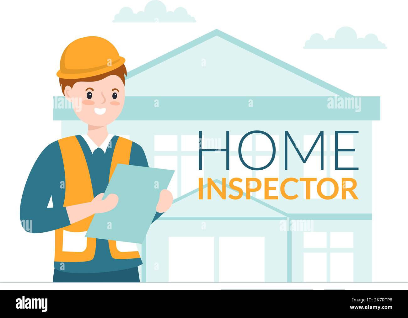 Home Inspector Checks the Condition of the House and Writes a Report ...