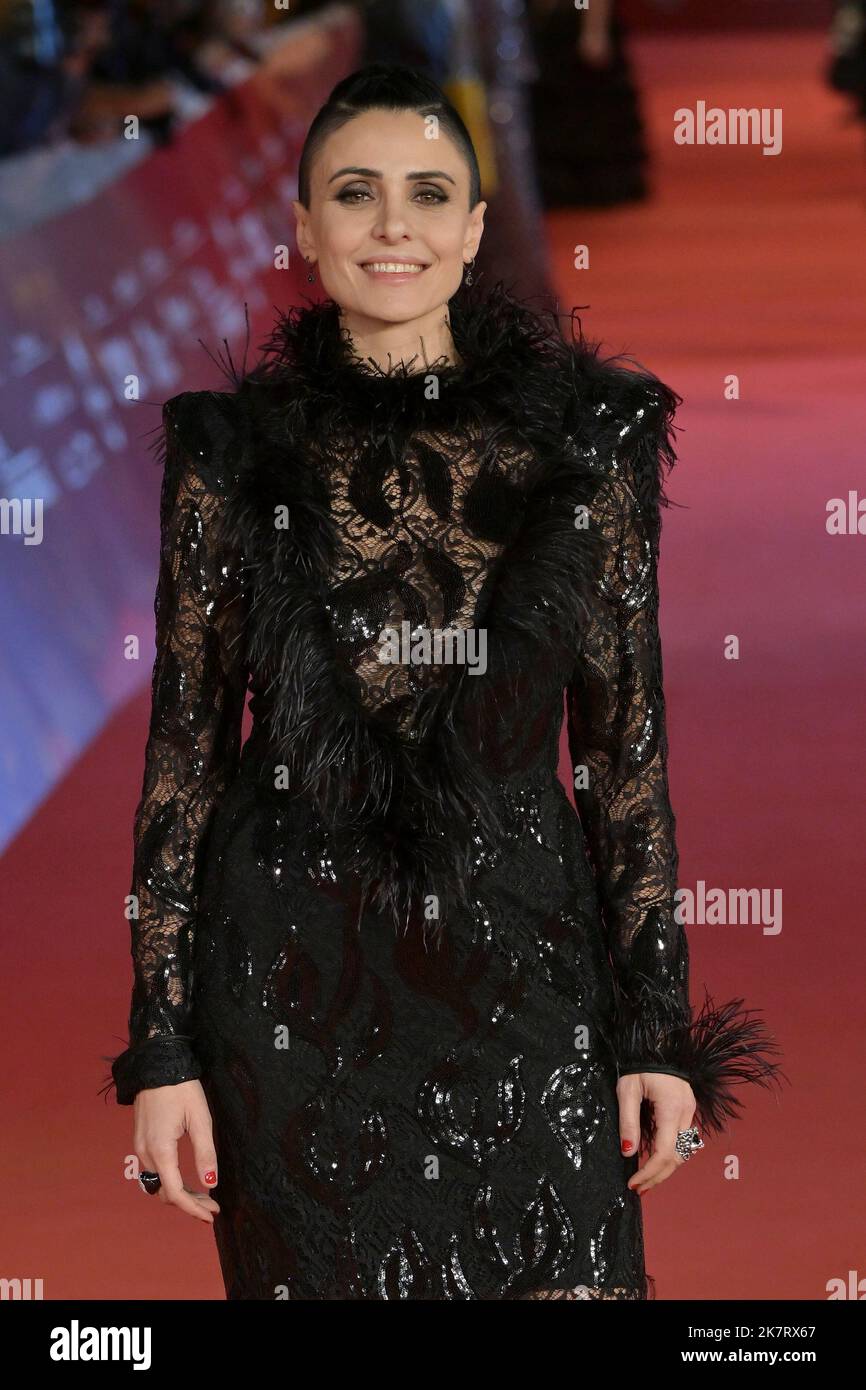 Federica Vincenti attends the red carpet of the movie "L'ombra di ...