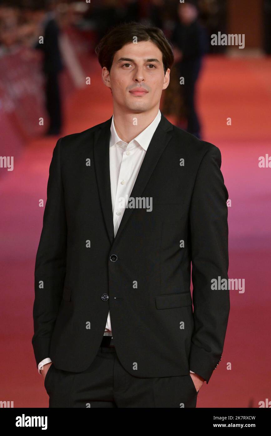 Rome, Italy. 18th Oct, 2022. Michelangelo Placido attends the red ...