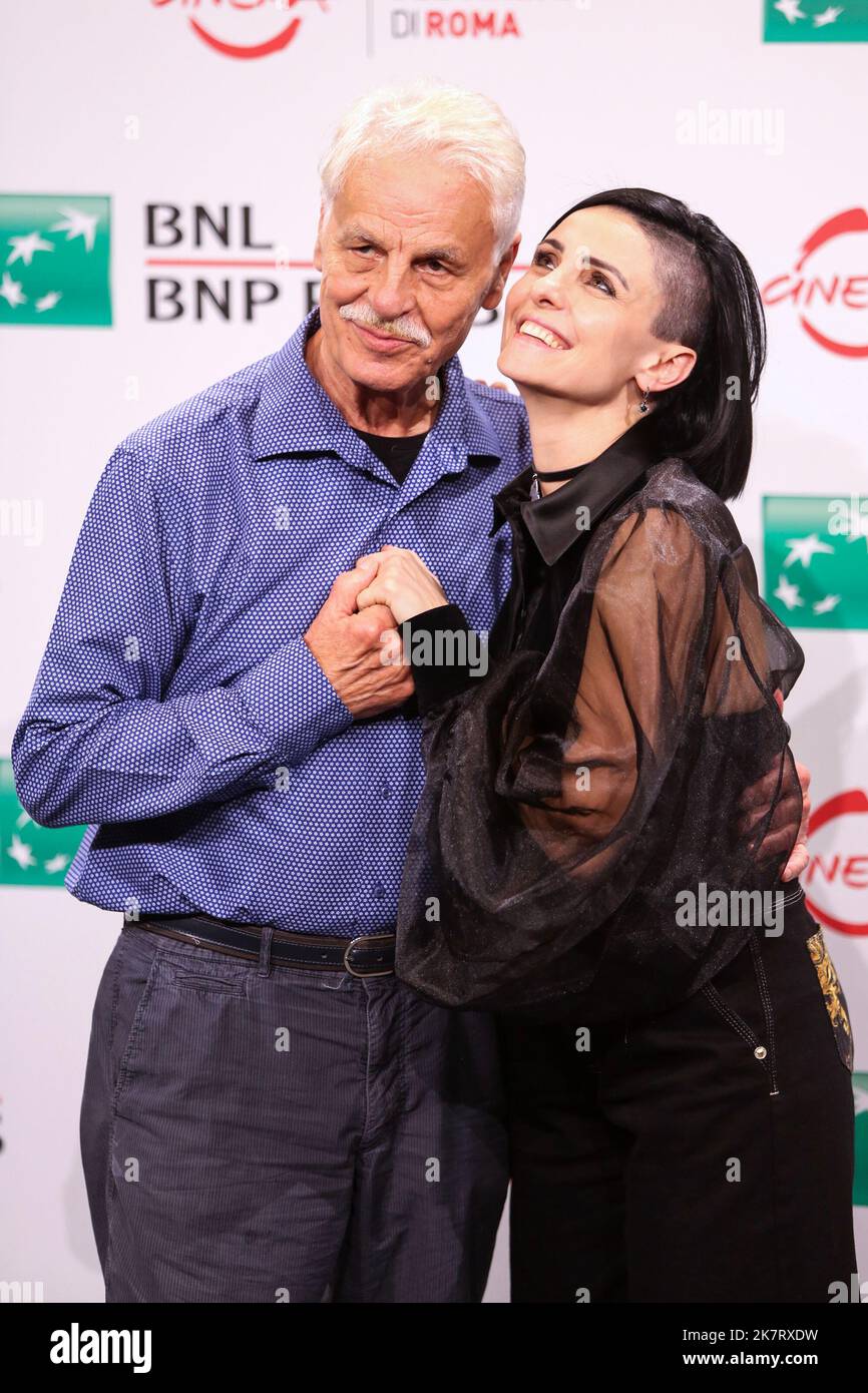 Rome, Italy. 18th Oct, 2022. (L-R) Michele Placido and Federica Luna ...