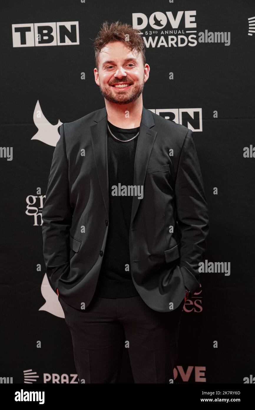 Nashville, Tennessee, USA, October 18, 2022. Matt Mcvaney on the Red ...