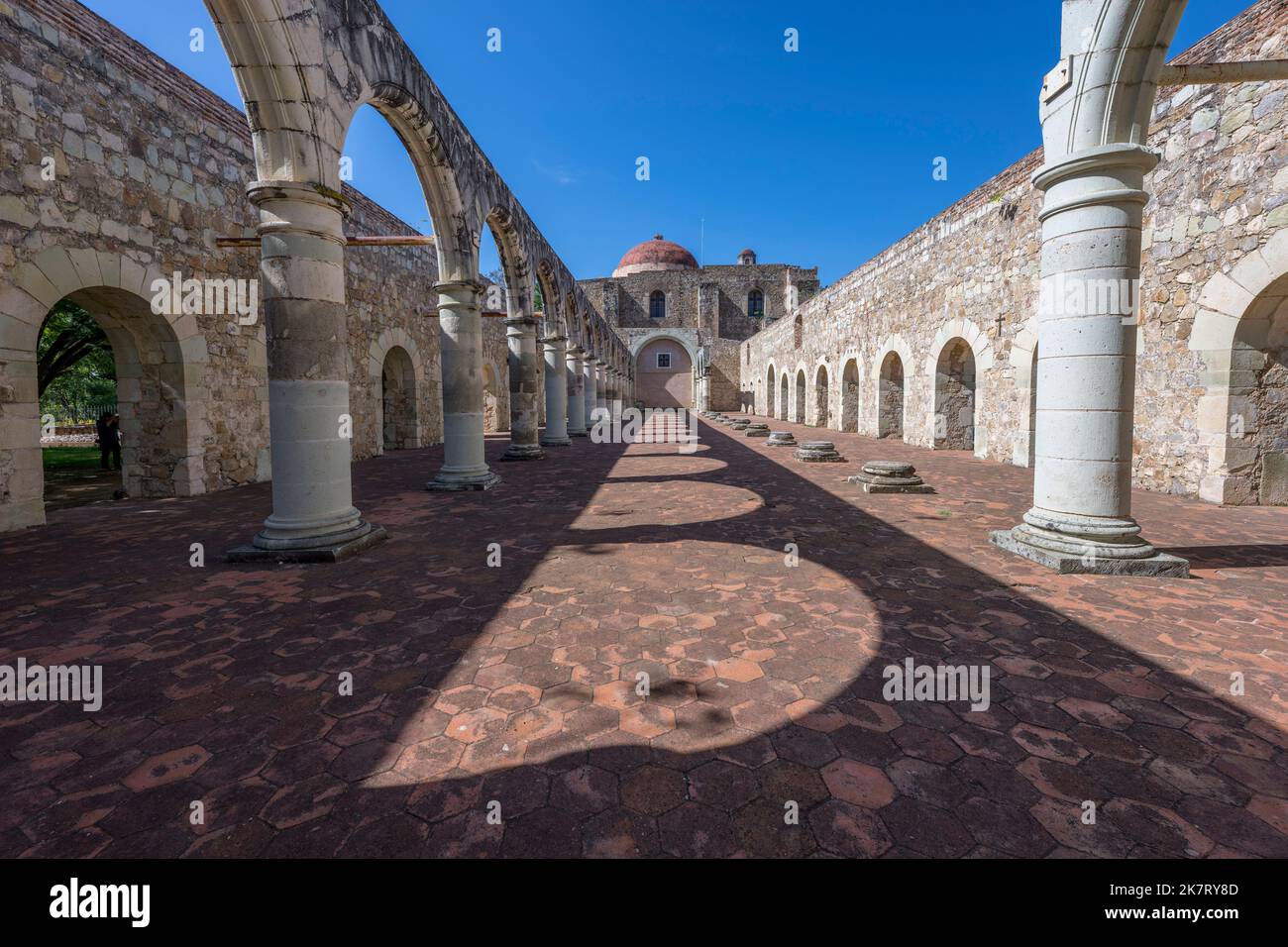 The ancient roofless church of Cuilapan de Guerrero, a monastery built ...