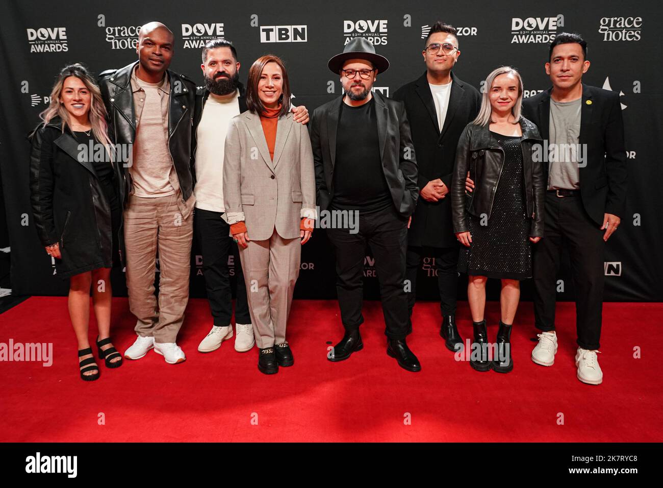 Nashville, Tennessee, USA, October 18, 2022. Generation G12 on the Red ...