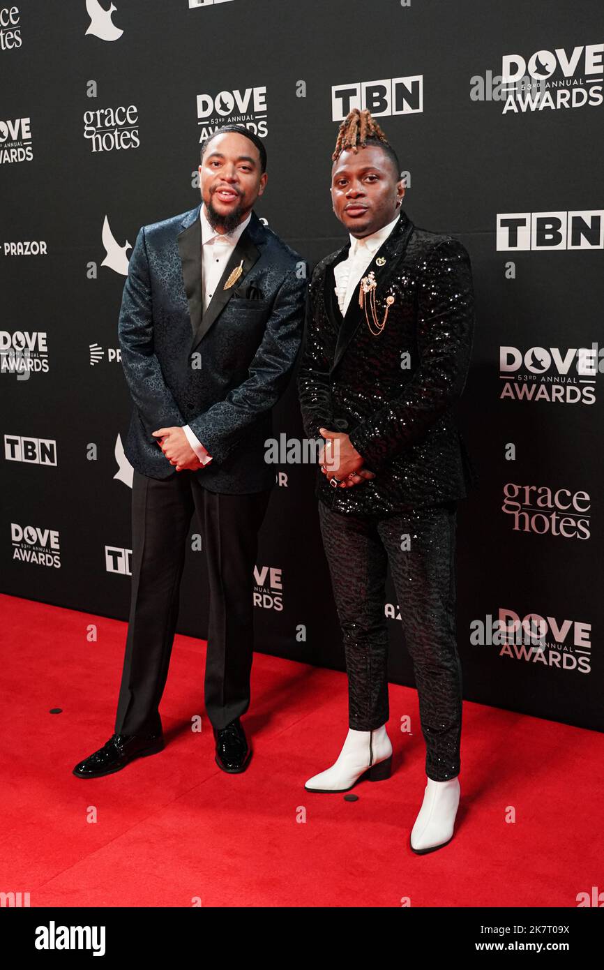 Nashville, Tennessee, USA, October 18, 2022. Jonathan Anderson and ...