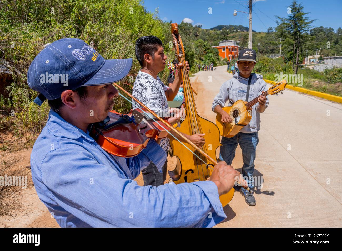 The Mixtec village of San Jose Contreras near Oaxaca City, Mexico, is ...
