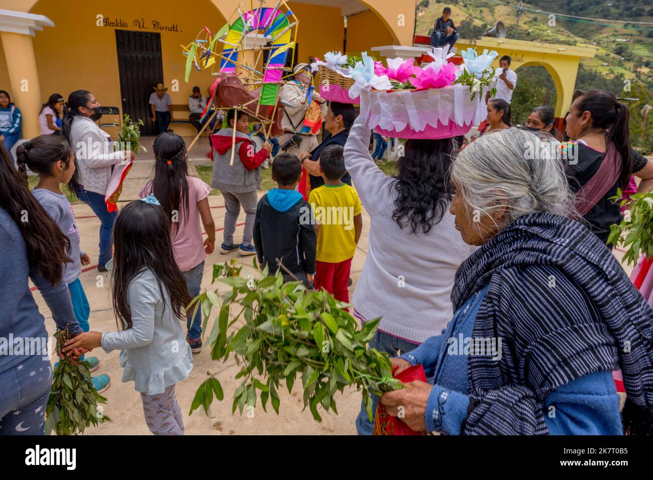 The Mixtec village of San Jose Contreras near Oaxaca City, Mexico, is ...