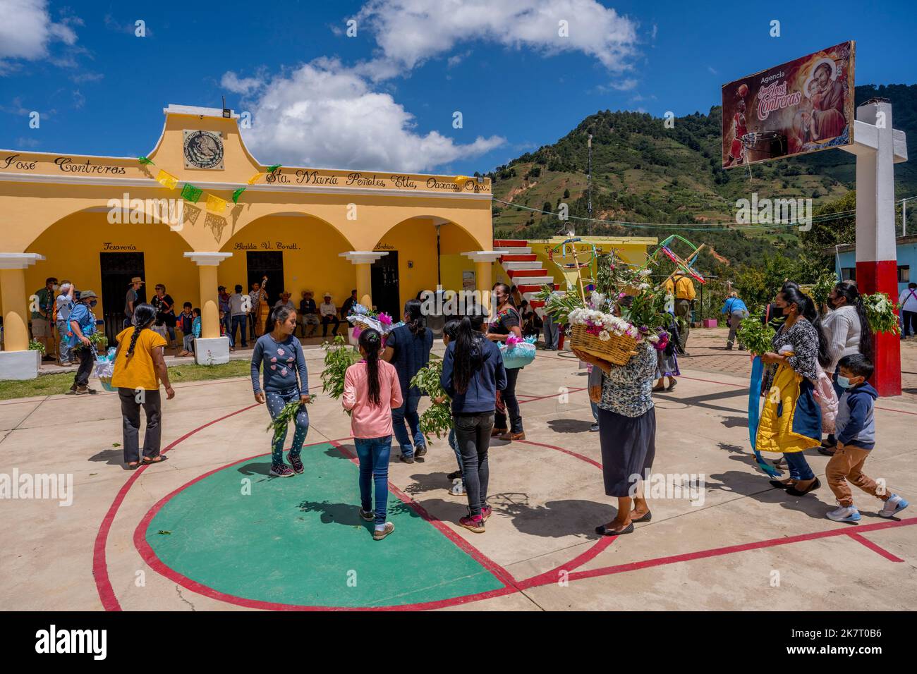 The Mixtec village of San Jose Contreras near Oaxaca City, Mexico, is ...