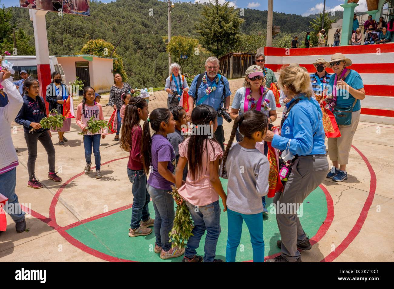 The Mixtec village of San Jose Contreras near Oaxaca City, Mexico, is ...