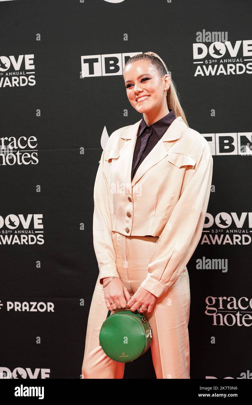 Nashville, Tennessee, USA, October 18, 2022. Taya on the Red Carpet ...