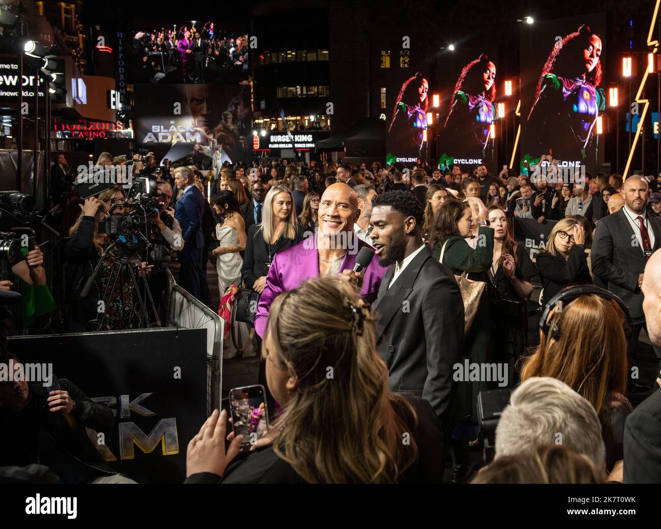 Black adam 2022 hi-res stock photography and images - Alamy