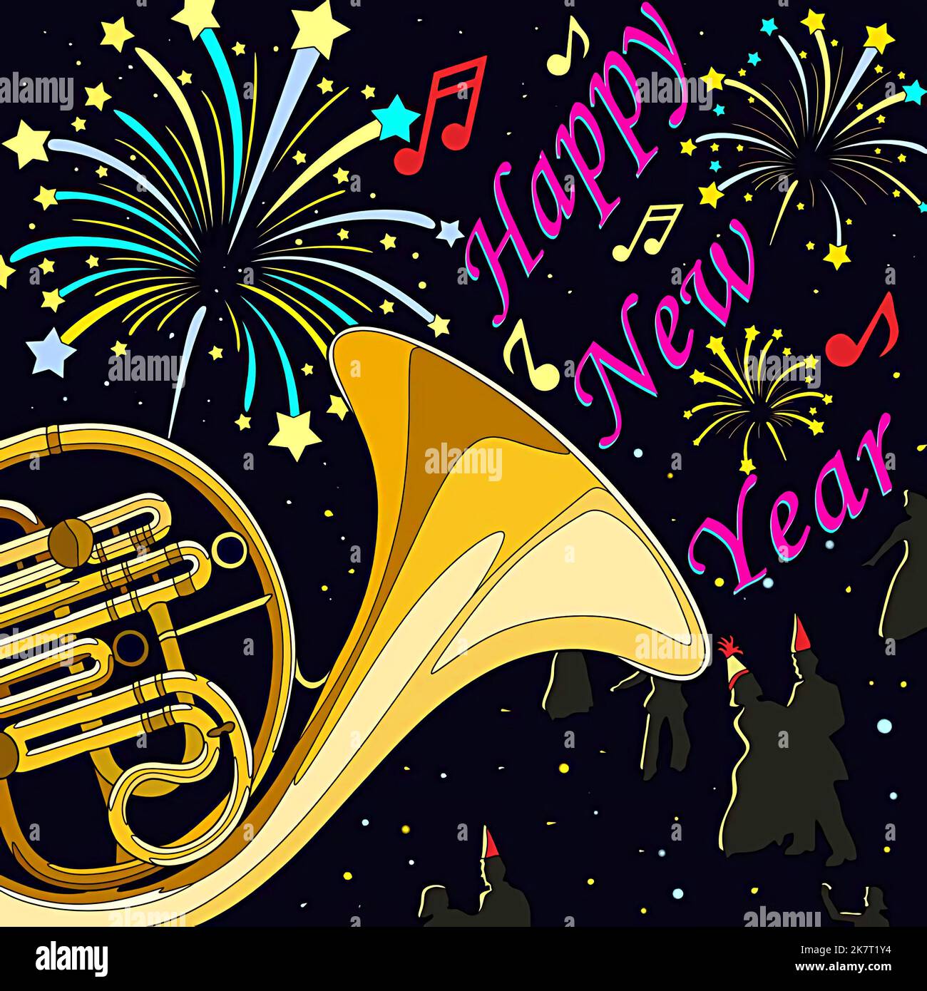 Fireworks illustration hi-res stock photography and images - Alamy