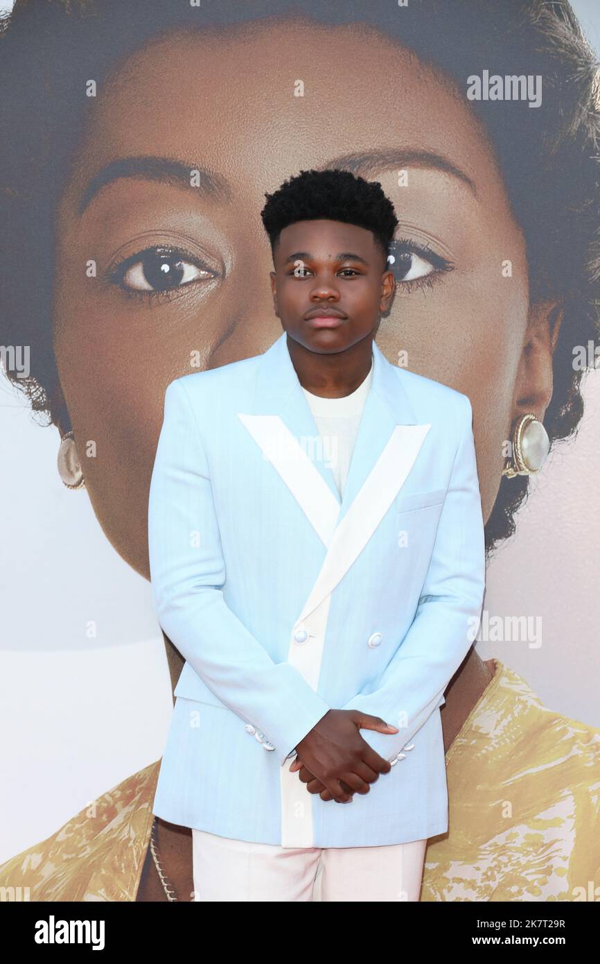 Jalyn Hall attends 'Till' premiere, 66th BFI London Film Festival, UK ...