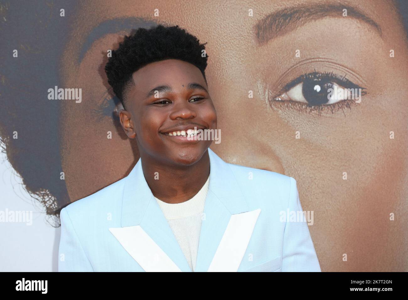 Jalyn Hall attends 'Till' premiere, 66th BFI London Film Festival, UK ...