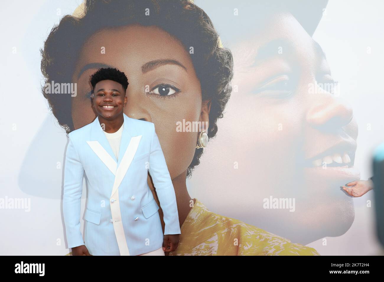 Jalyn Hall attends 'Till' premiere, 66th BFI London Film Festival, UK ...
