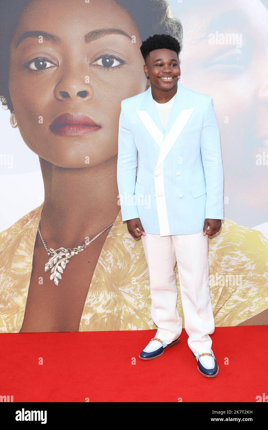 Jalyn Hall attends 'Till' premiere, 66th BFI London Film Festival, UK ...