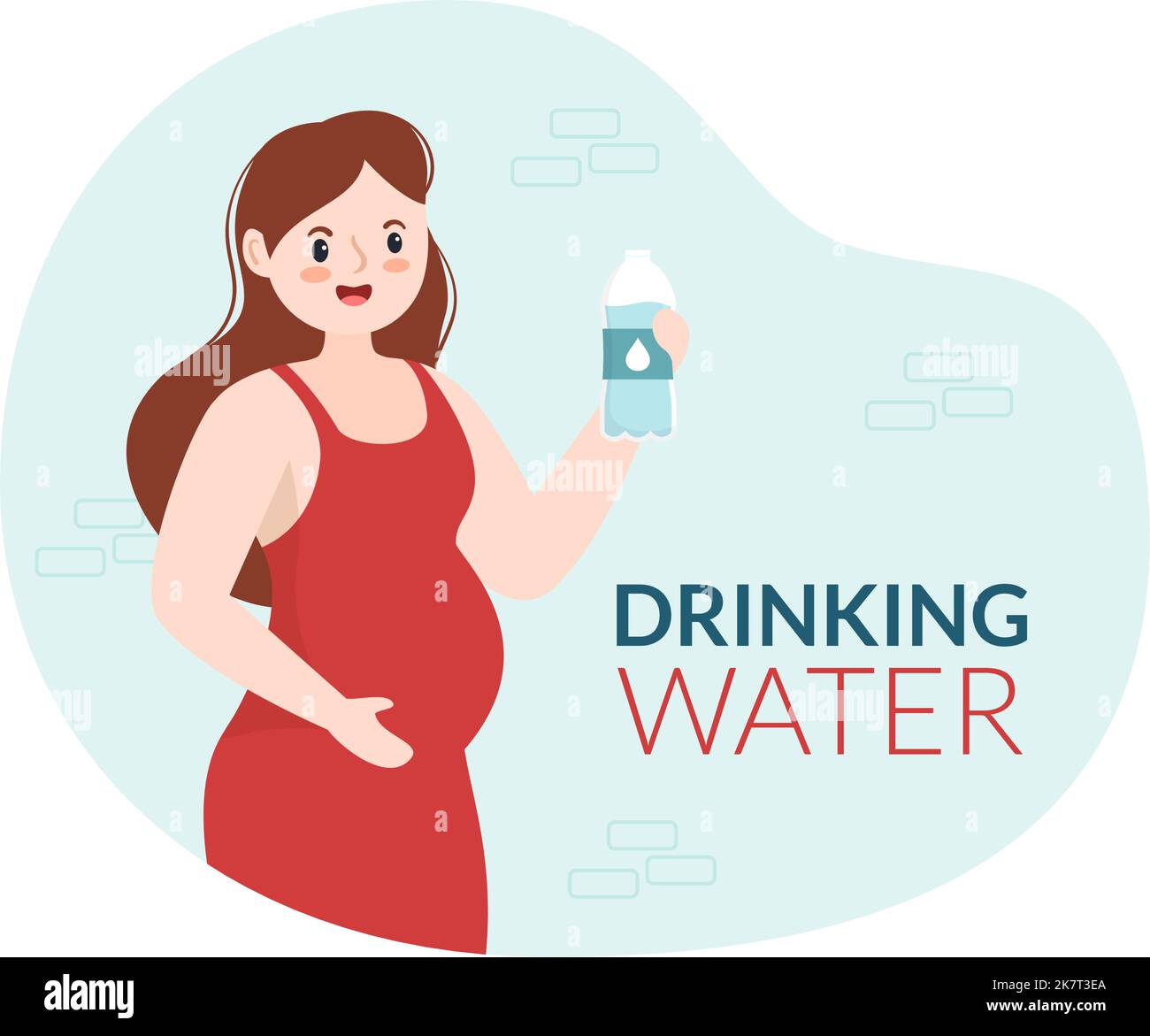 People Drinking Water From Plastic Bottles and Glasses with Pure Clean ...