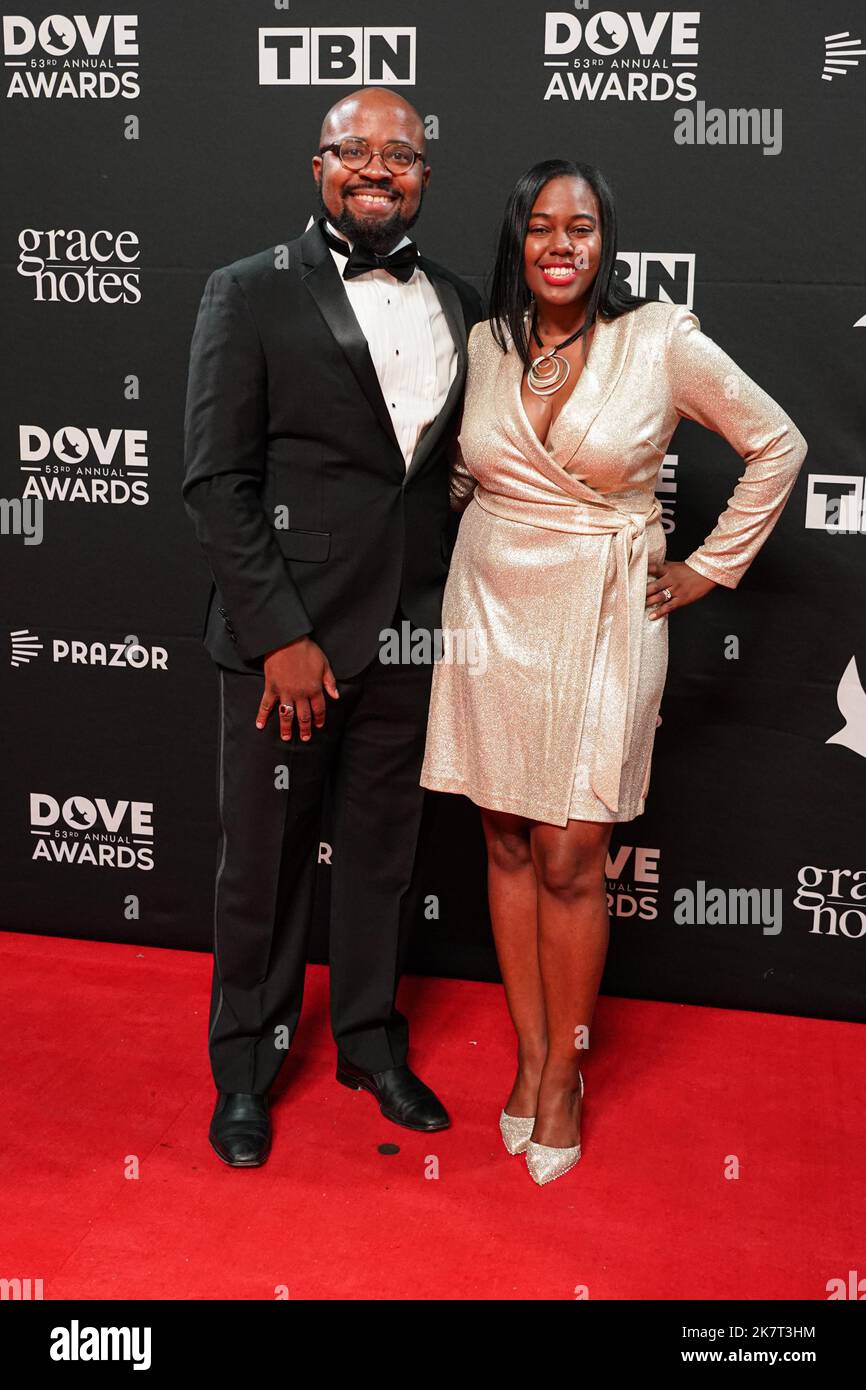 Nashville, Tennessee, USA, October 18, 2022. Gabby & Andrew Wilkes on ...