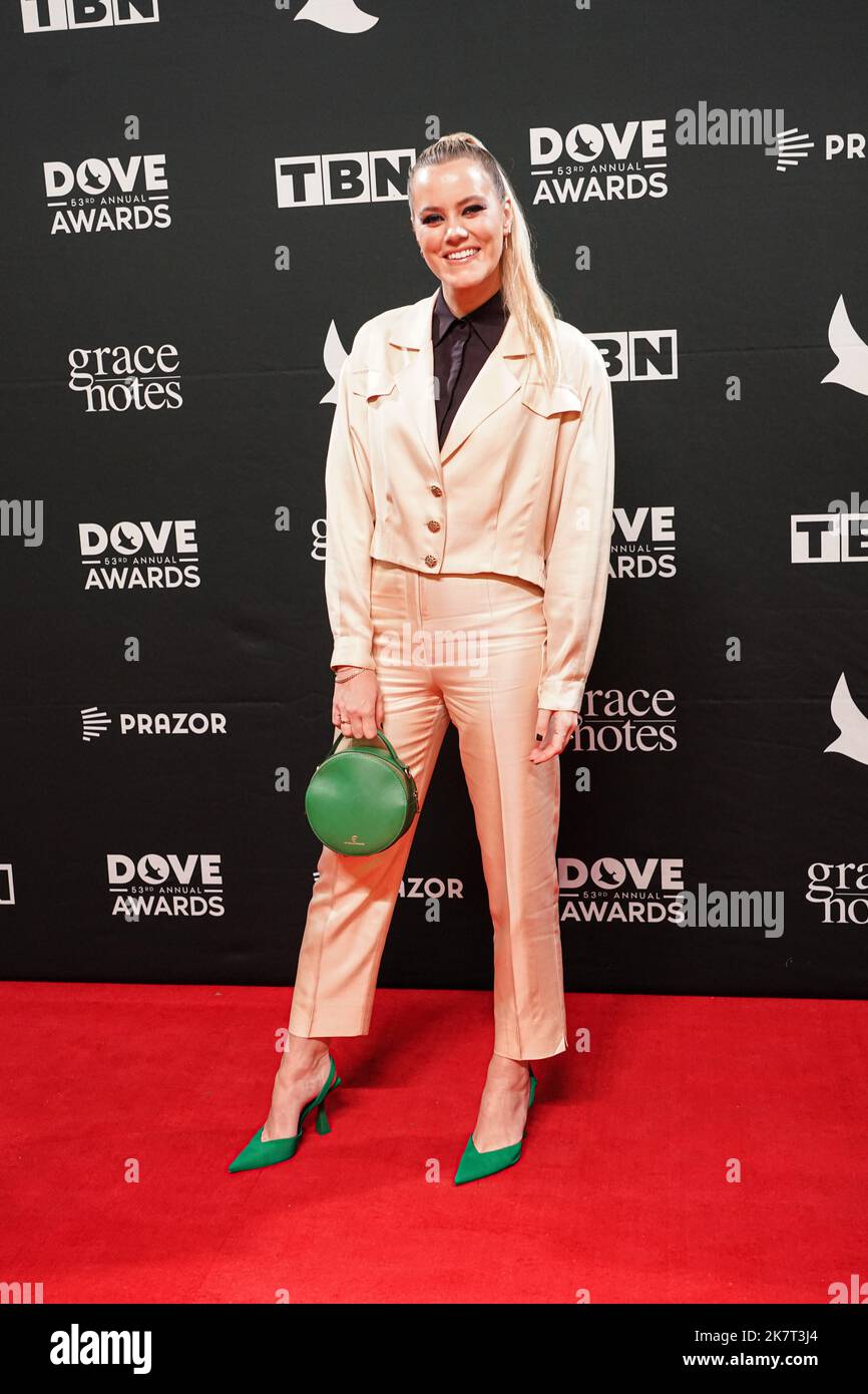 Nashville, Tennessee, USA, October 18, 2022. Taya on the Red Carpet ...