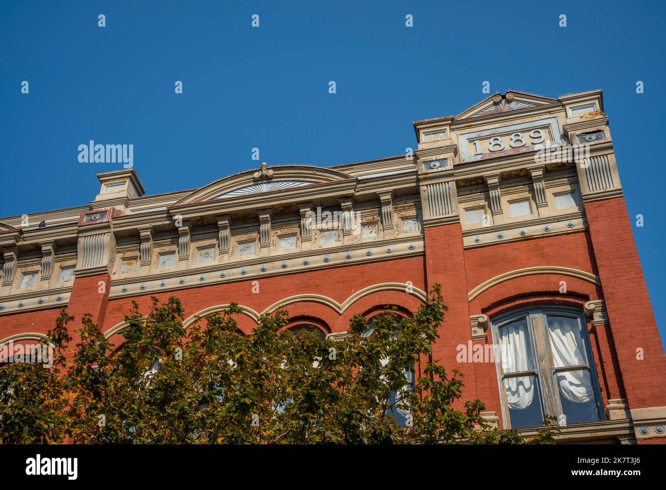 The historic N.D. Hill Building, constructed in 1889, in Port Townsend ...