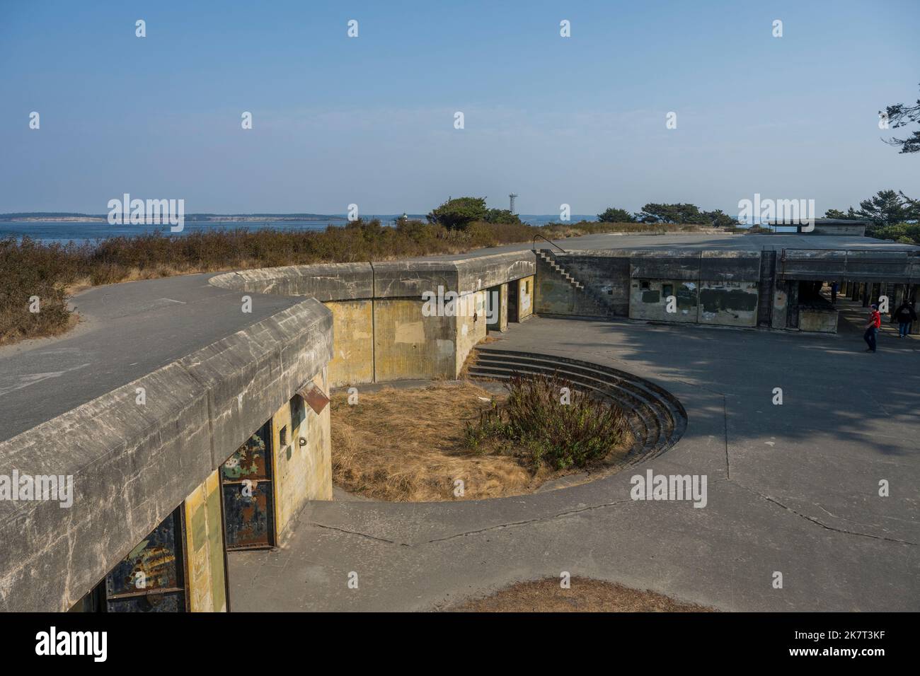 The Battery Kinzie (1912-1944) at Fort Worden Historical State Park in ...