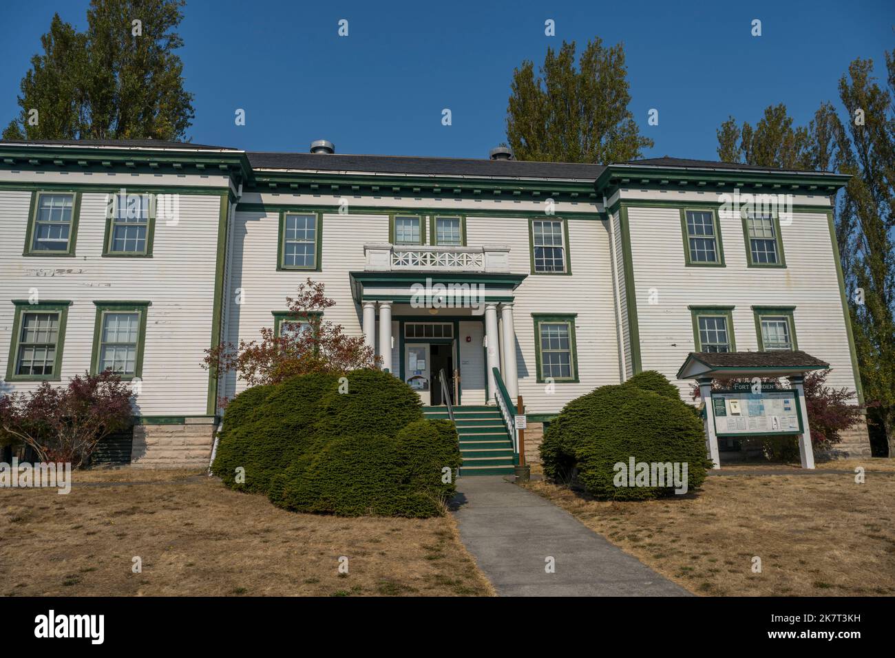 The administration building at Fort Worden Historical State Park in ...
