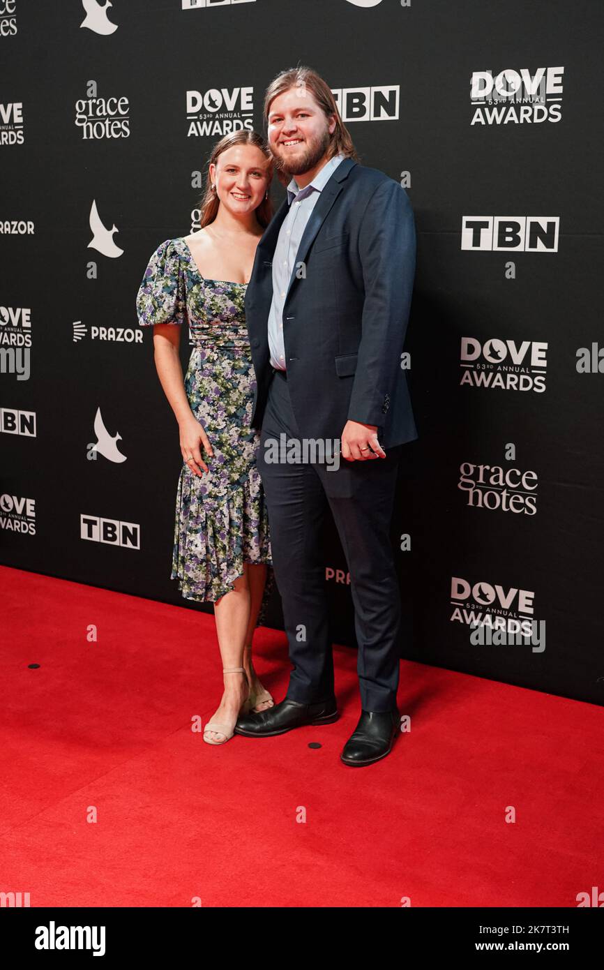 Nashville, Tennessee, USA, October 18, 2022. Mack Taylor and his wife ...