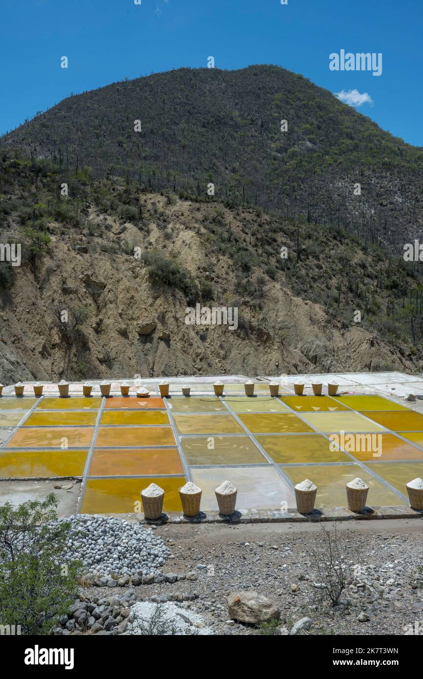 Saline pits hi-res stock photography and images - Alamy