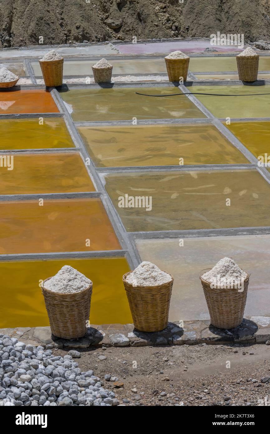 Saline pits hi-res stock photography and images - Alamy