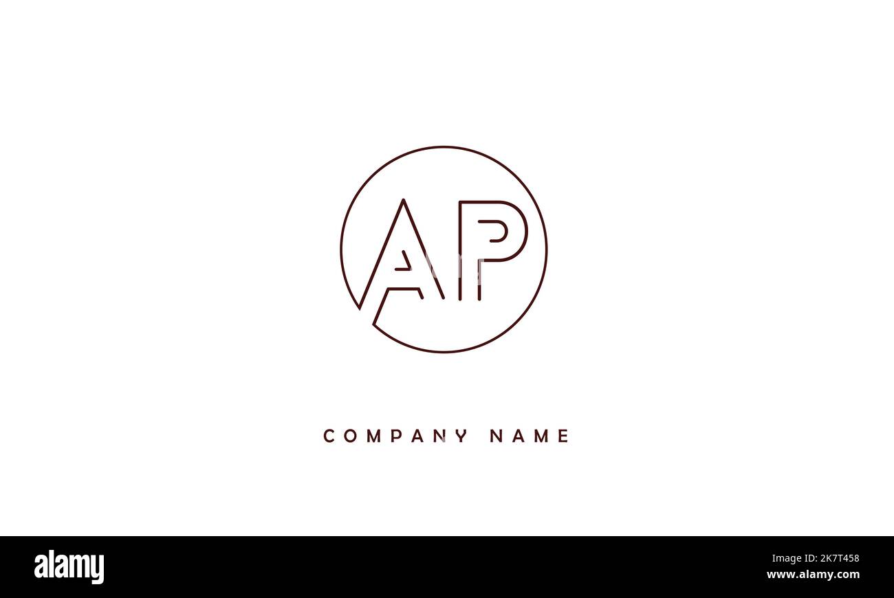 AP, PA Abstract Letters Logo Monogram Stock Vector Image & Art - Alamy