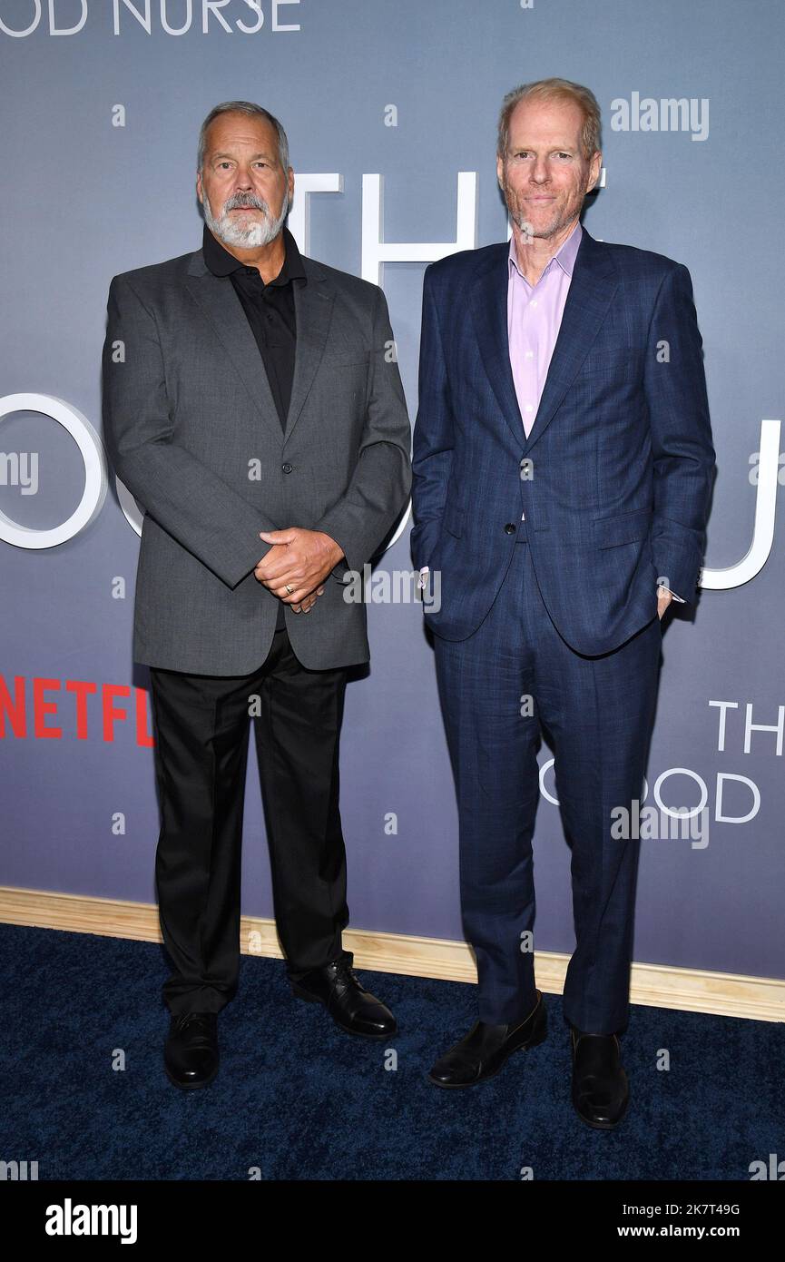 (L-R) Timothy Braun and Noah Emmerich attend the special screening of ...