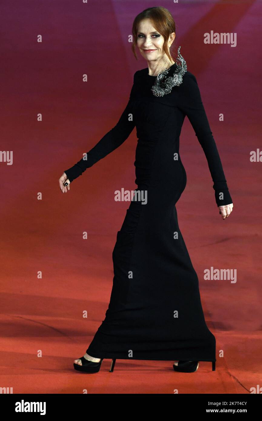 Isabelle Huppert attends the red carpet for the film ‘Caravaggio’s Shadow’ (L’Ombra Di ...