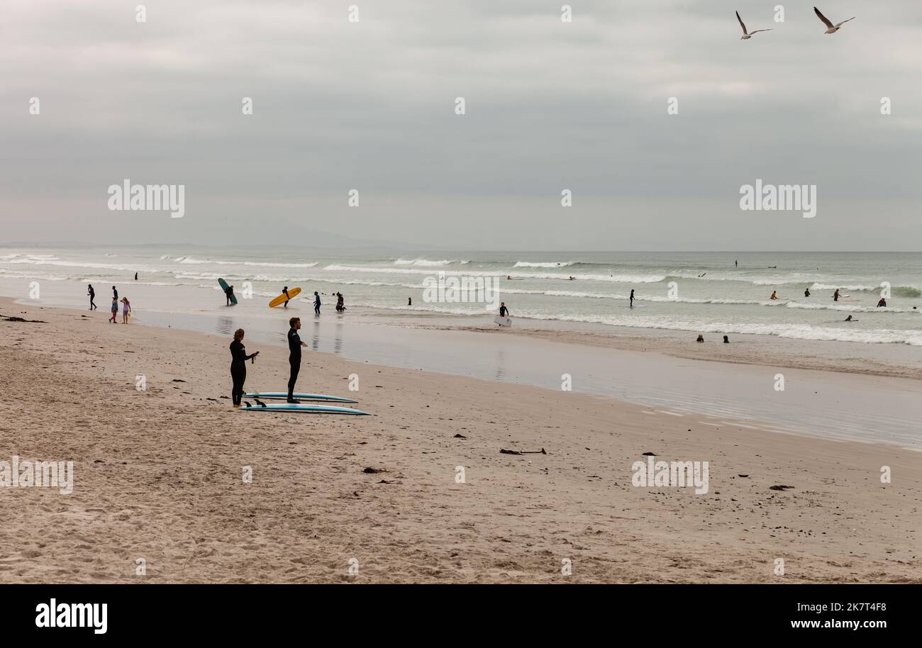 Muizenberg is a beach-side town in the Western Cape, South Africa Stock ...
