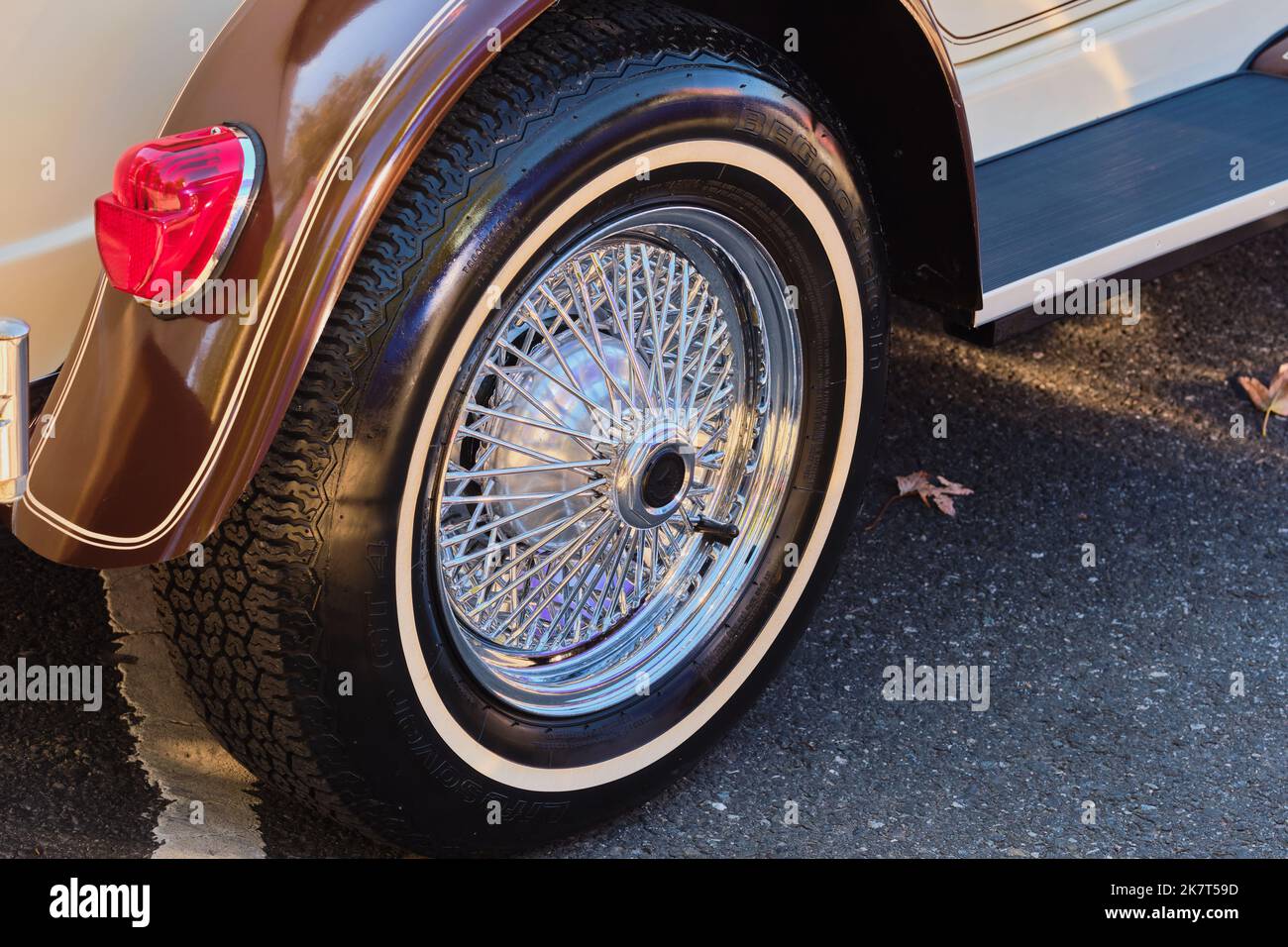 close up image of 1920s german convertible Stock Photo - Alamy