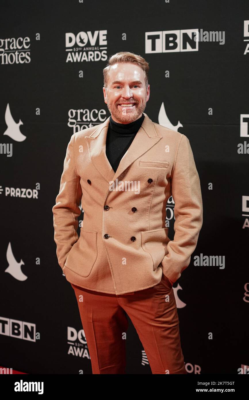 Nashville, Tennessee, USA, October 18, 2022. Randall Garland on the Red ...