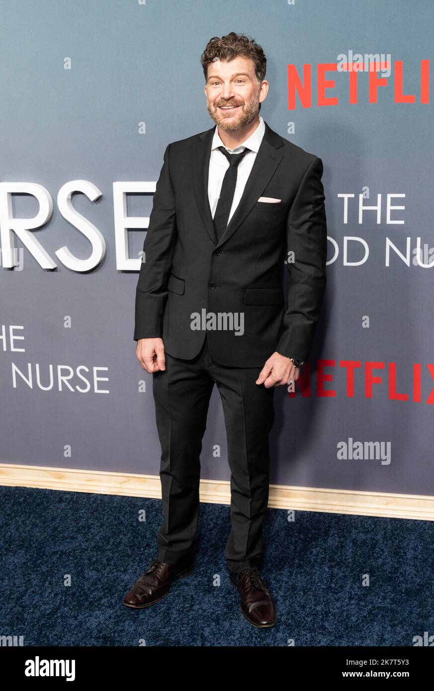 Gabe Fazio attends Netflix premiere of Good Nurse at Paris Theater on ...
