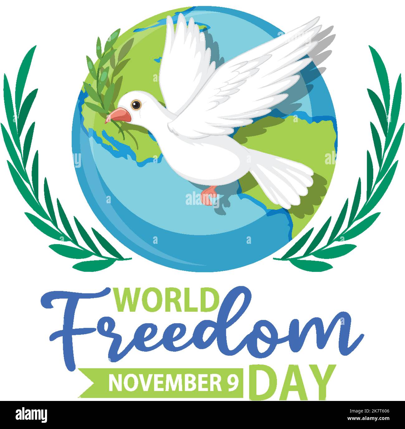 World freedom day postr template illustration Stock Vector Image & Art ...