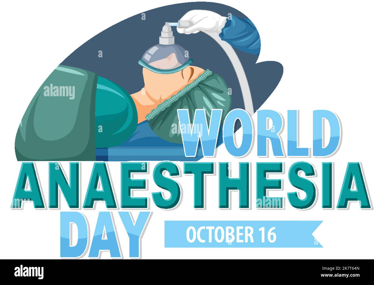 World Anaesthesia Day Logo Design illustration Stock Vector Image & Art ...
