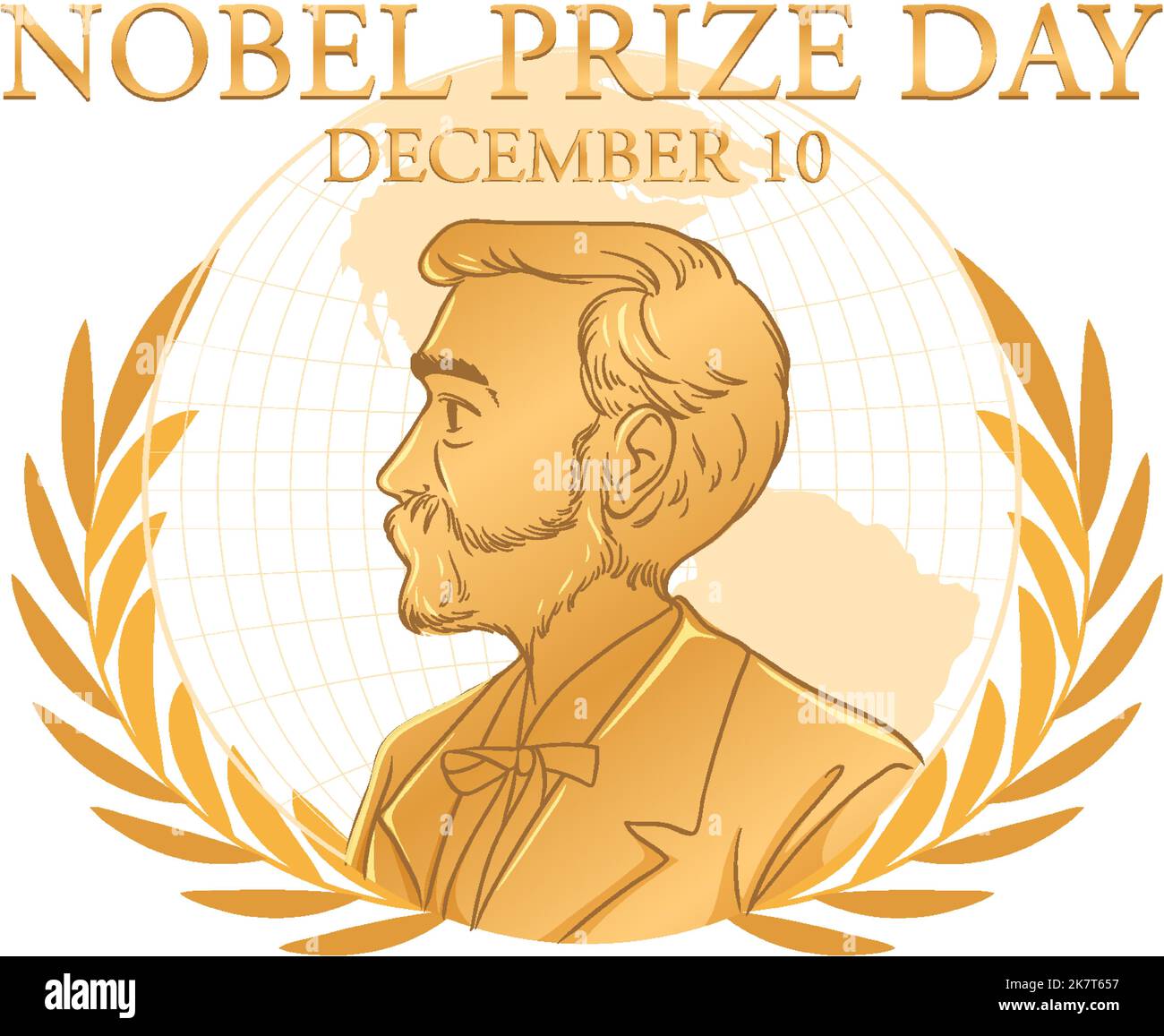 Nobel Prize Day Banner Design illustration Stock Vector Image & Art - Alamy