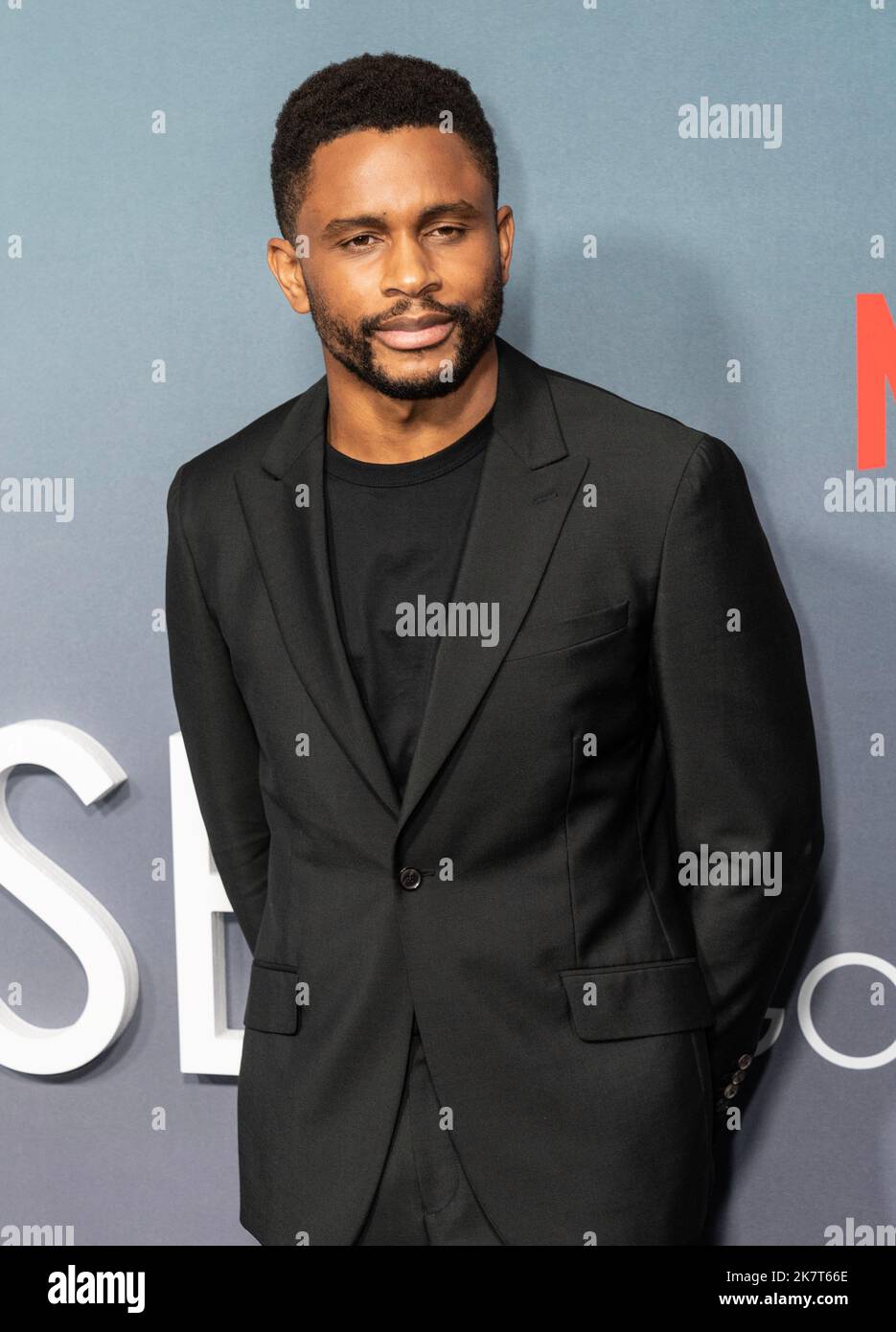 Nnamdi Asomugha attends Netflix premiere of Good Nurse at Paris Theater ...