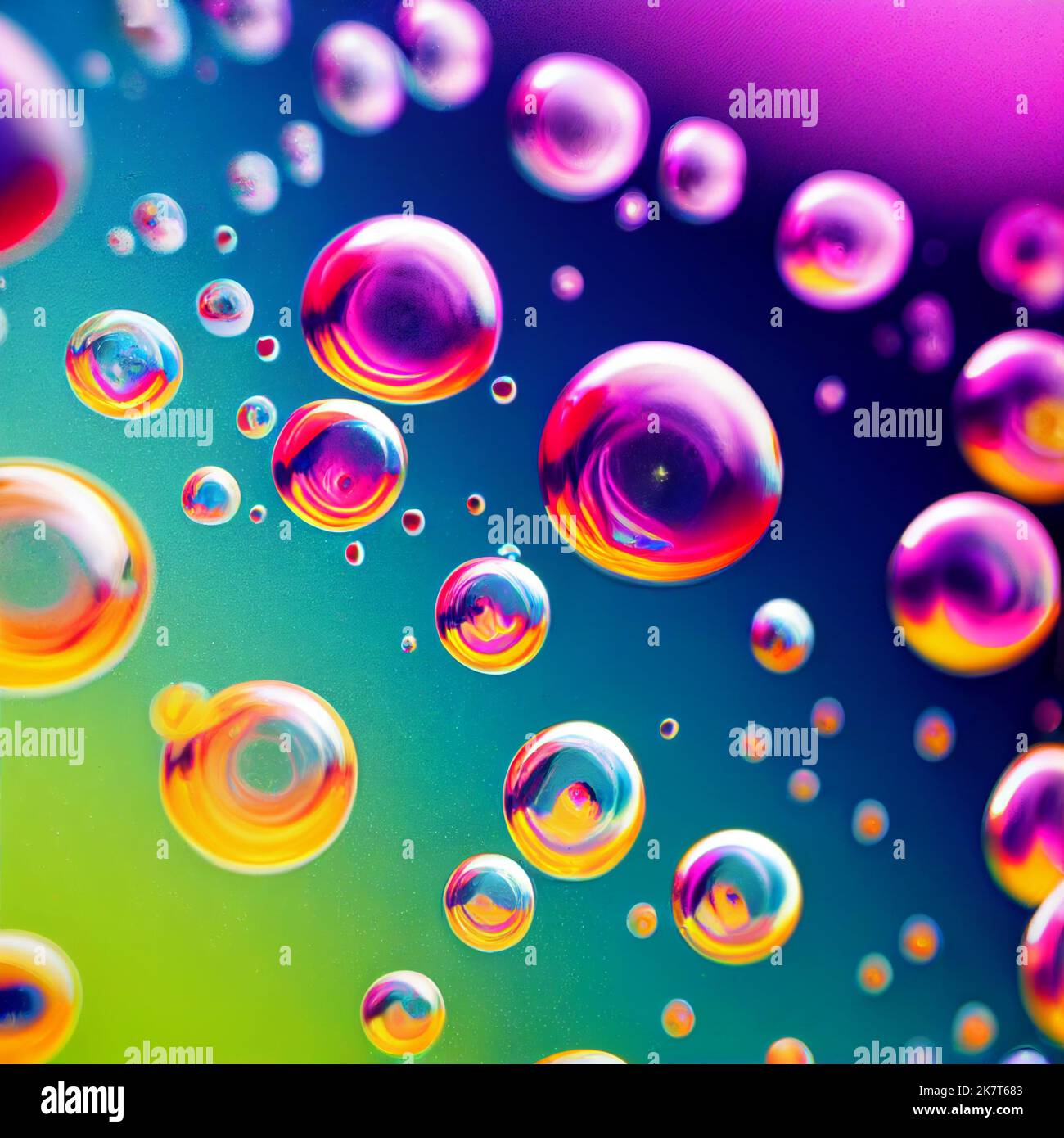 Water Bubbles Background Wallpaper