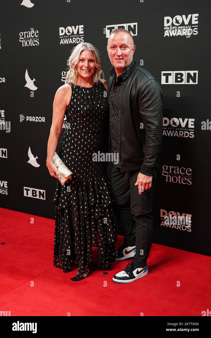 Nashville, Tennessee, USA, October 18, 2022. Doug Anderson on the Red ...