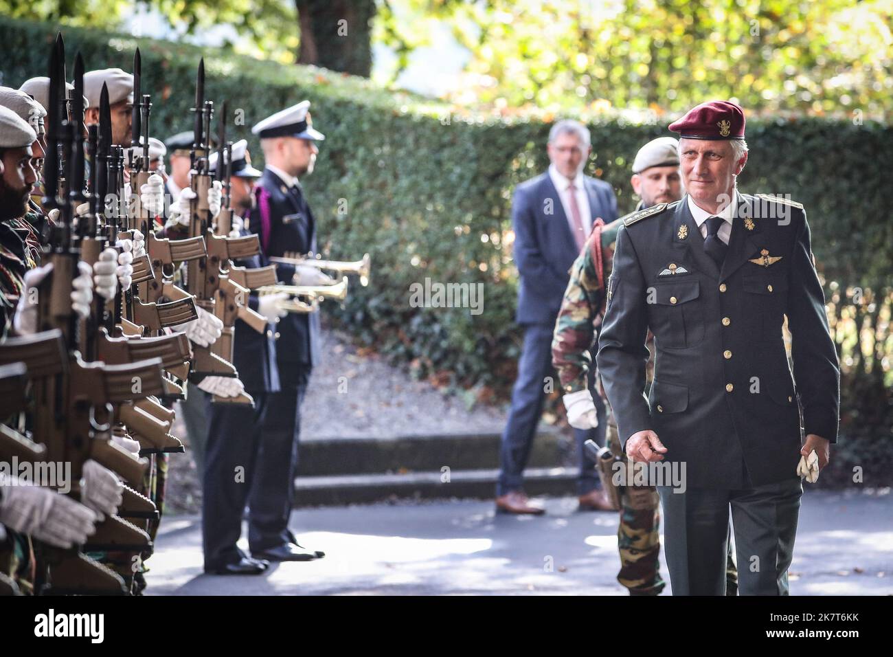 King Philippe - Filip of Belgium pictured during a ceremony to ...