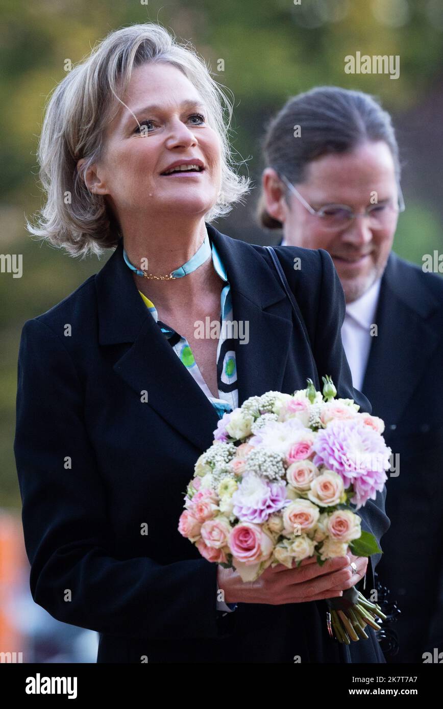 Princess Delphine and her husband Jim O'Hare attend the official ...