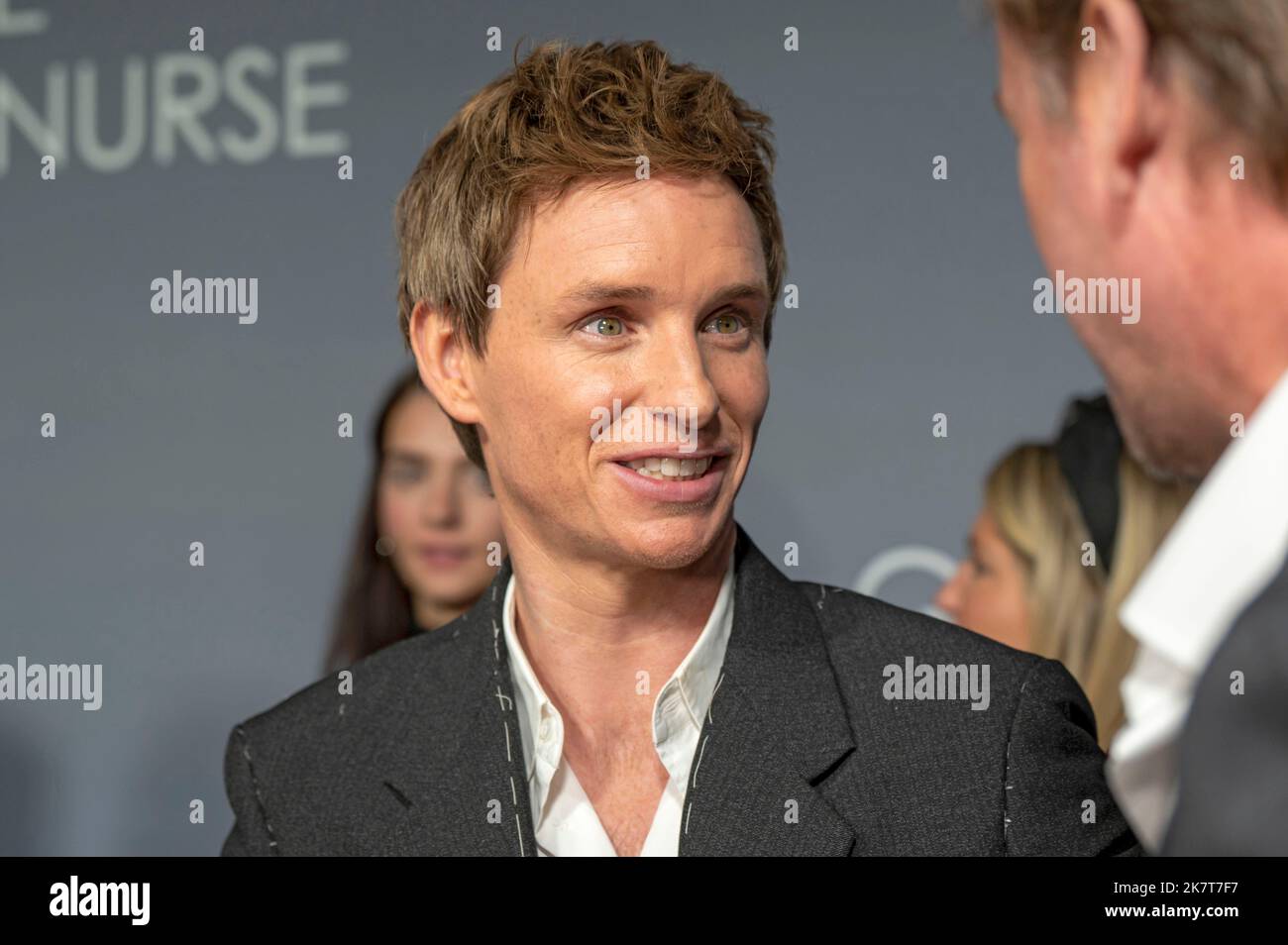 NEW YORK, NEW YORK - OCTOBER 18: Eddie Redmayne attends Netflix's "The Good Nurse" New York ...