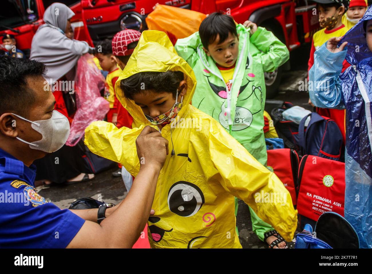 Bandung, West Java, Indonesia. 19th Oct, 2022. Students prepares using ...