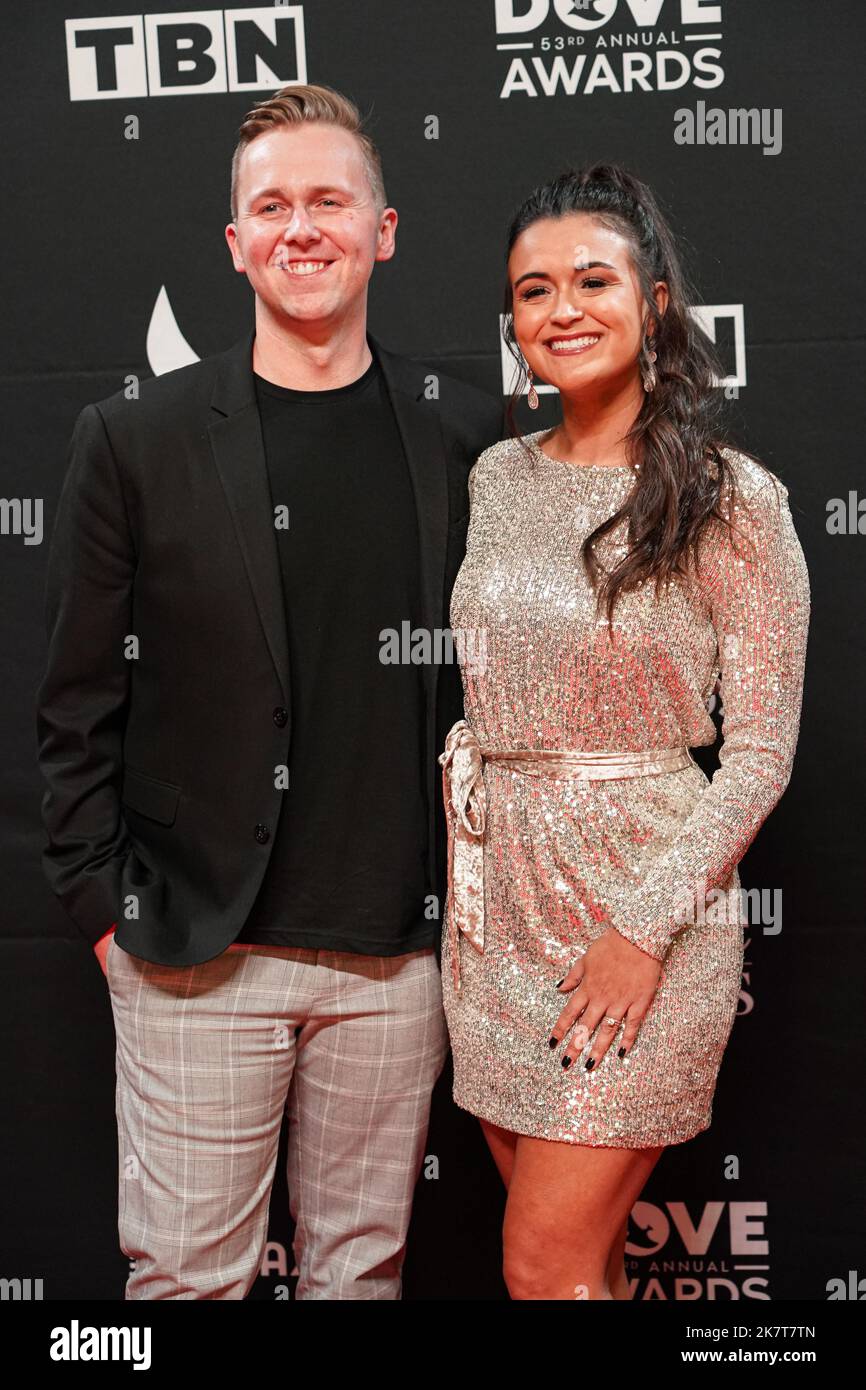 Nashville, Tennessee, USA, October 18, 2022. Andrew Prvis (pruis) on the Red Carpet during the ...