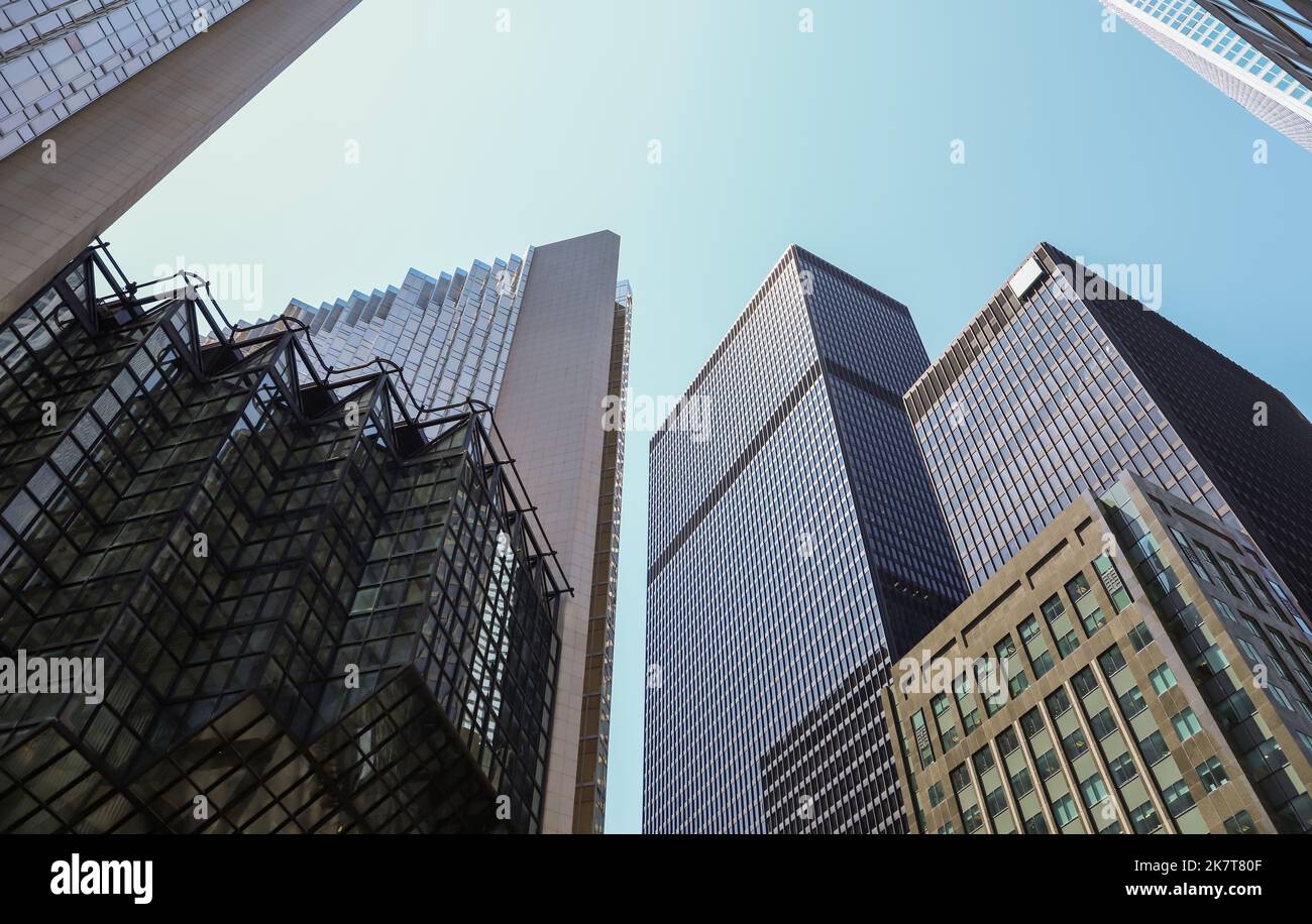 architectural background - skyscraper windows, modern building concept ...